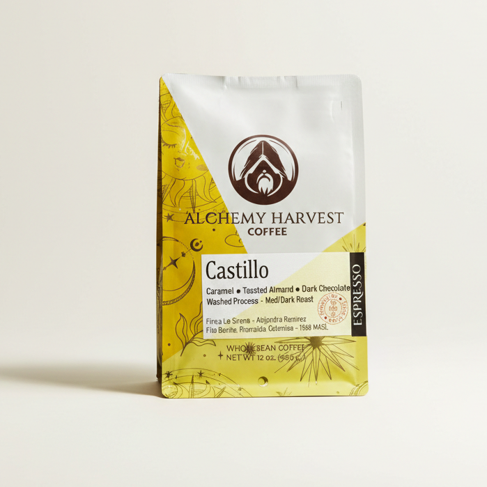 Single-Origin Castillo Colombian Coffee - Washed Process - Whole Bean ...