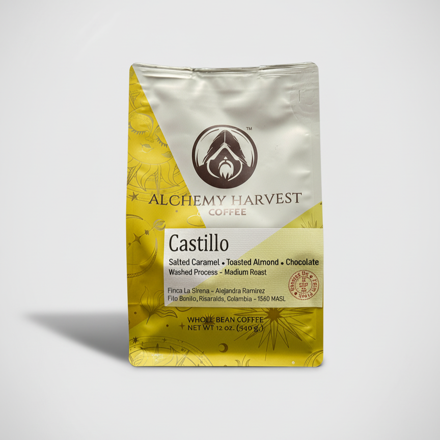 Single-Origin Castillo Colombian Coffee - Washed Process - Whole Bean ...